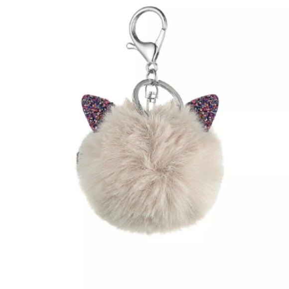 Accessories | New Retro Kitty Pom Keychain | Poshmark